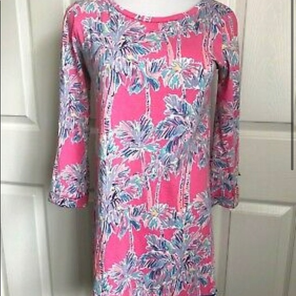 Lilly Pulitzer | Dresses | Lilly Pulitzer Palm Tree A Line Linden Dress ...
